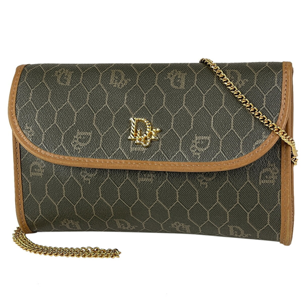 Christian Dior Honeycomb Pattern Chain Shoulder Bag K… - Gem